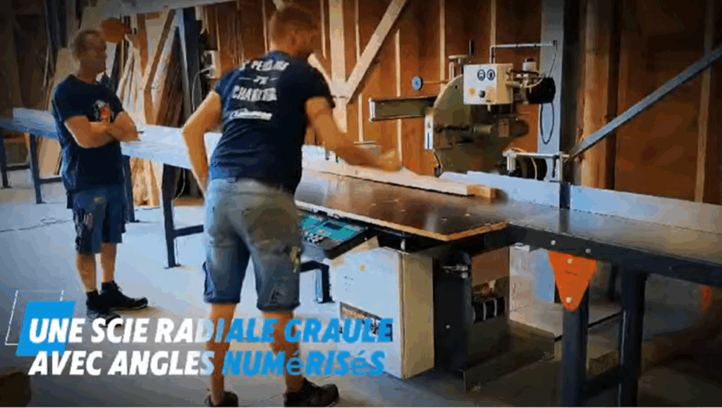 Scie radiale GRAULE avec angles numérisés | Selectra