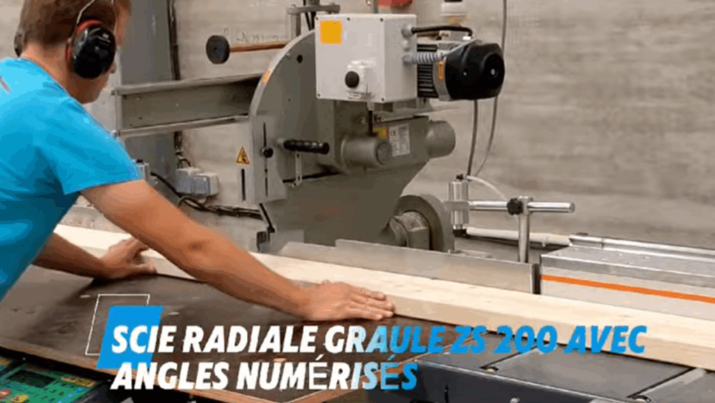 SCIE RADIALE GRAULE ZS200 AVEC ANGLES NUMERISES | Selectra